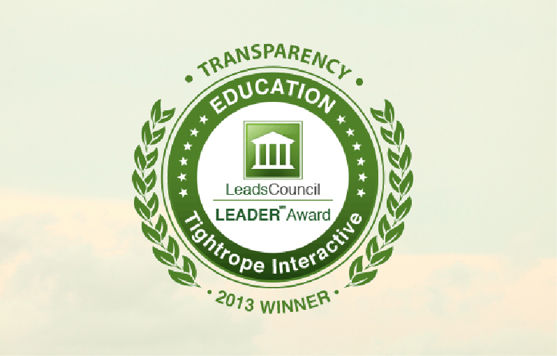 Tightrope Interactive Wins 'Best Transparency' Award - Tightrope Interactive
